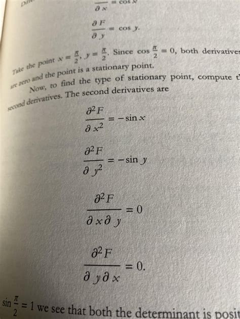 Why Is The Second Partial Derivative 0 Rcalculus
