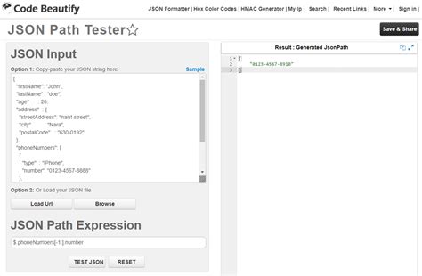 Des Outils En Ligne Pour Tester Un Jsonpath Dév Web Shevarezo`blog