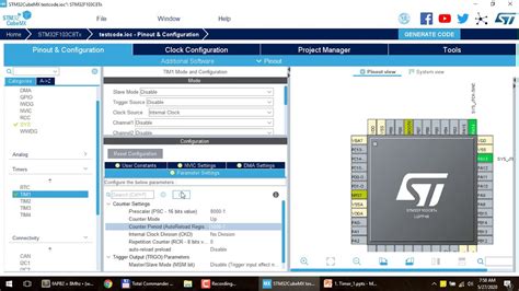 Arm Timer Stm32f103c8 Youtube