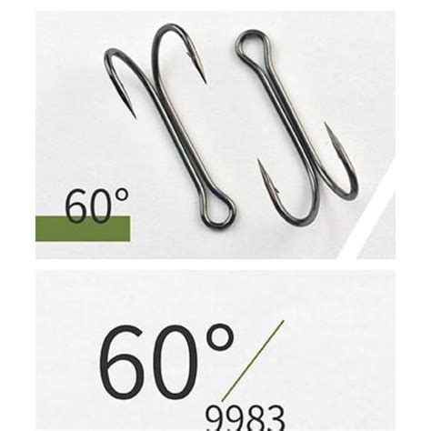 Jual Double Hook Pohu Flat Pipih 9983 °60 Pipih Black Nickel 1