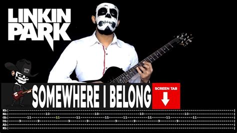 【linkin Park】 Somewhere I Belong Cover By Masuka Lesson Guitar