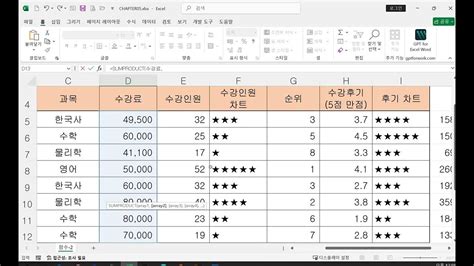 Itq엑셀 제1작업 계산작업 Sumproduct 함수 Youtube