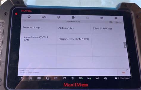 Ford Explorer 2011 Pcm Programming And Parameter Reset By Autel Im608 6 Cnautotool Offical Blog