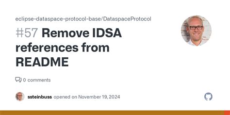Remove Idsa References From Readme · Issue 57 · Eclipse Dataspace