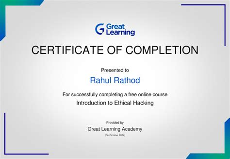 Cybersecurity Ethicalhacking Continuouslearning Greatlearningacademy… Rahul Rathod