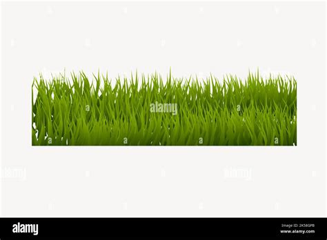 Grass Bush Border Clipart Nature Element Vector Stock Vector Image And Art Alamy