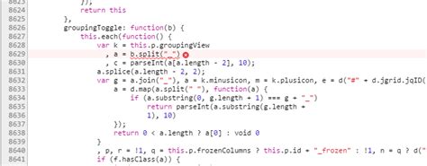 Jqgrid Getting An Error Randomly Cannot Read Property Split Of Undefined Stack Overflow