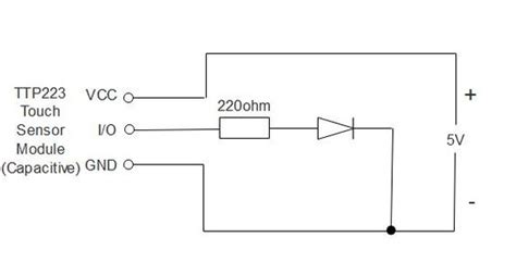 Tutorial For Ttp223 Touch Sensor Module Capacitive 5 Steps With