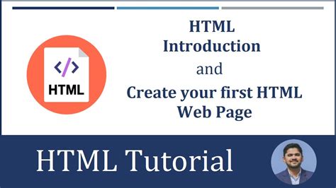Html Introduction Create First Html Web Page Youtube