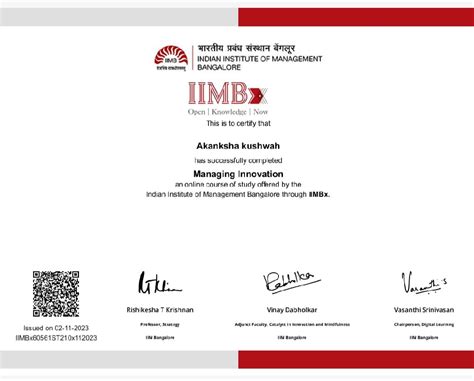 akanksha kushwah on linkedin i am thrilled to have completed the iimbx