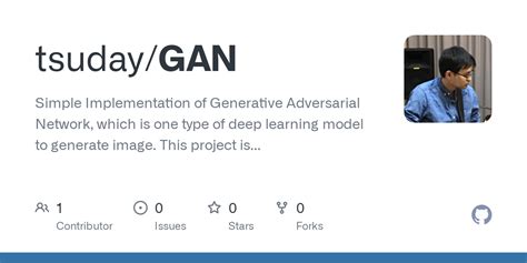 GitHub Tsuday GAN Simple Implementation Of Generative Adversarial Network Which Is One Type
