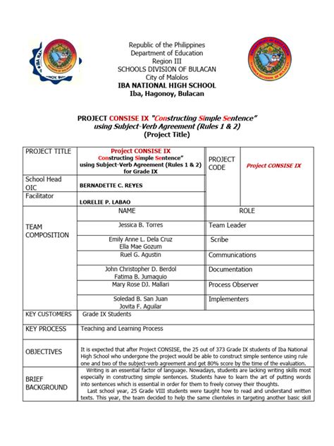 Cip Project Consise Proposal Pdf Human Communication Behavior Modification