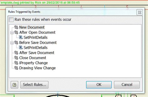 Ilogic Trigger For Print Action Autodesk Community