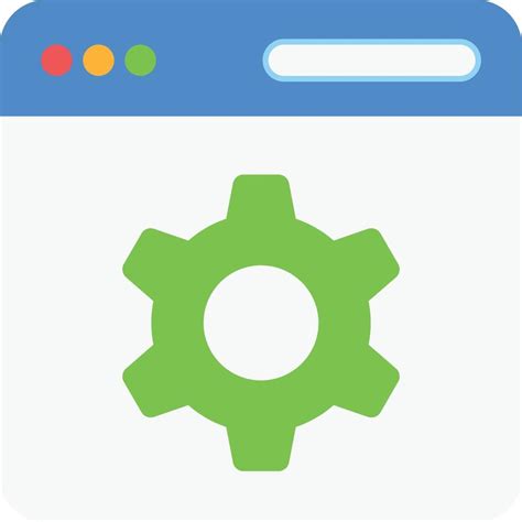 Setting Browser Internet 15628973 Vector Art At Vecteezy