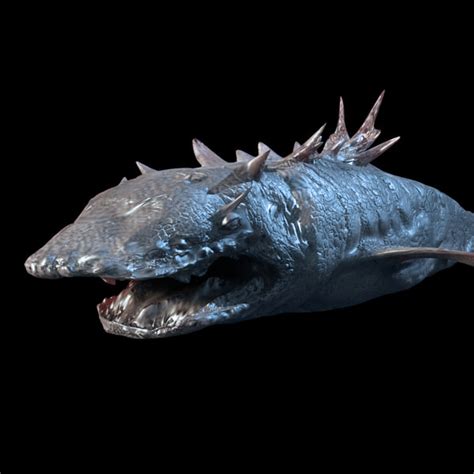 Mutant Shark 3d Model