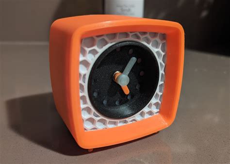 Mid Century Modern Desk Clock Scaled To 56 By Gleonard3 Download Free Stl Model