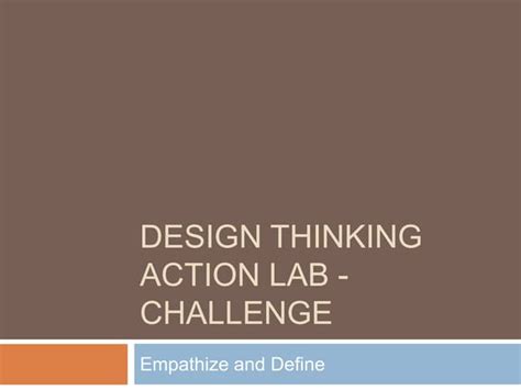 Design Challenge Assignment Ppt