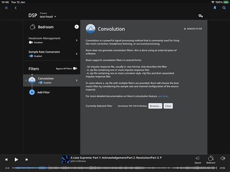 Using Convolution Filters On Roon Server For Linux Linux Roon Labs Community