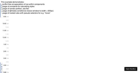 Jss Calendar Example Codesandbox Jss Calendar Example Codesandbox
