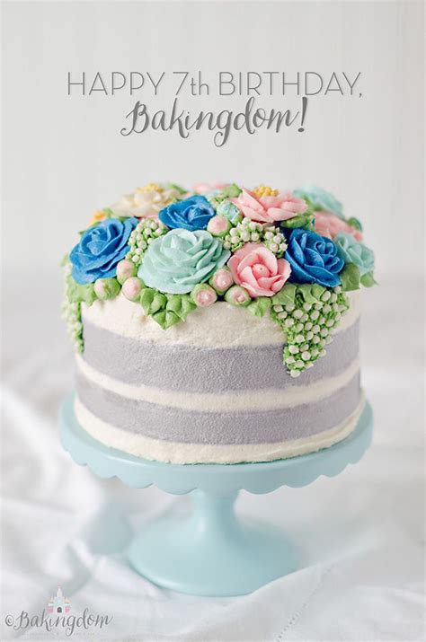 Happy 7th Birthday Bakingdom Happy 7th Birthday Cake Cake