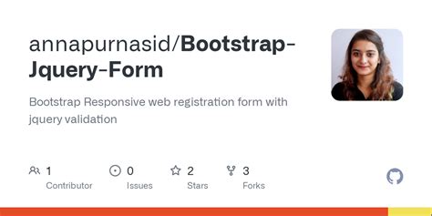 github annapurnasid bootstrap jquery form bootstrap responsive web