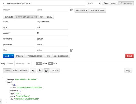 Beer Locker Building A Restful Api With Node Username And Password