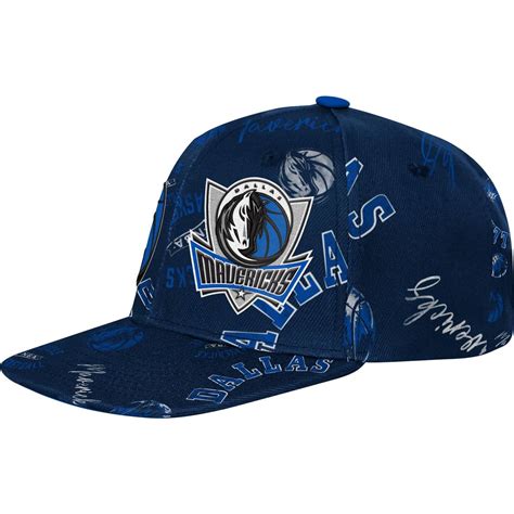 Outerstuff Youth Dallas Mavericks Navy Team Flat Brim Hat • Price