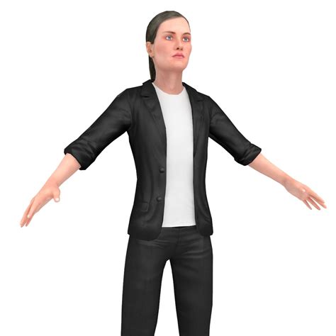 비즈니스 우먼 팩 3d 모델 179 Max Fbx Free3d