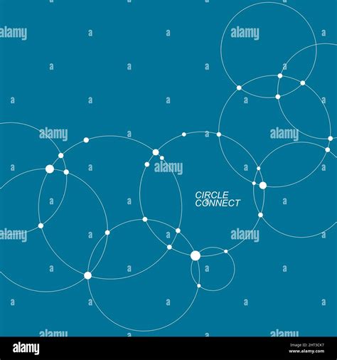 Abstract Background With Overlapping Circles Stock Vector Image Art Alamy