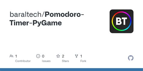 GitHub Baraltech Pomodoro Timer PyGame