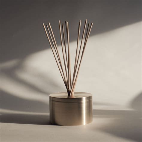 Brass Reed Diffuser Pot 02 Made In Nihon