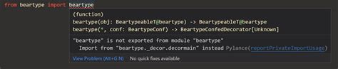 0110 `beartype` Is Not Exported From Module `beartype` · Issue 169 · Beartypebeartype · Github