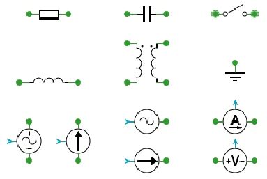 Library Of Electrical Elements For Modeling Linear Electric Circuits Download Scientific Diagram