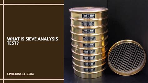 Sieve Analysis Tests For Aggregate Coarse And Fine Aggregate Analysis Procedures Civil Jungle