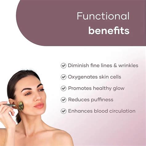 Facial Massager Jade Rollerstone With Roller Facial Roller Flawless