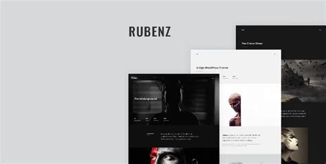 Rubenz V281 汉化版 创意组合 Ajax Wordpress 主题 站长帮