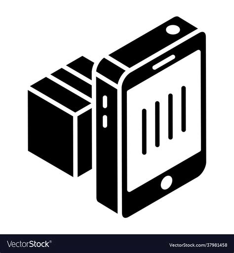 Mobile Barcode Royalty Free Vector Image Vectorstock