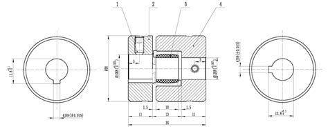 Rge 14 10 12 4 4 муфта соединительная эластичная безлюфтовая виброгасящая со шпоночным пазом