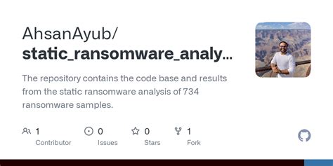 Github Ahsanayub Static Ransomware Analysis The Repository Contains