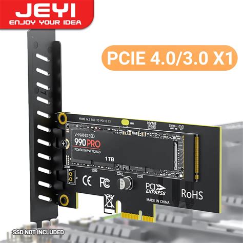 Jeyi M 2 Nvme Ssd To Pcie 4 0 X1 Adapter Card 2280 Ssd Pcie X1
