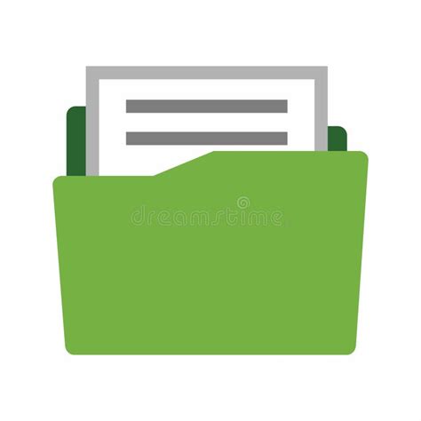 Data Folder Icon Vector Image Stock Vector Illustration Of Icon Storage 373442941
