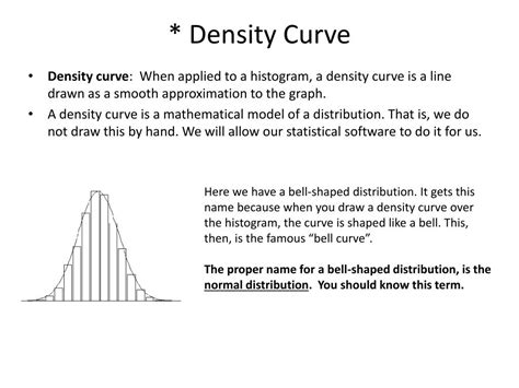 PPT Density Curves Normal Distribution Area Under The Curve PowerPoint Presentation ID
