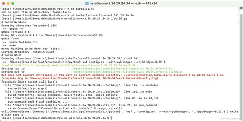 Ns 3安装【mac版】，求帮看一下错误mac安装ns337 Csdn博客