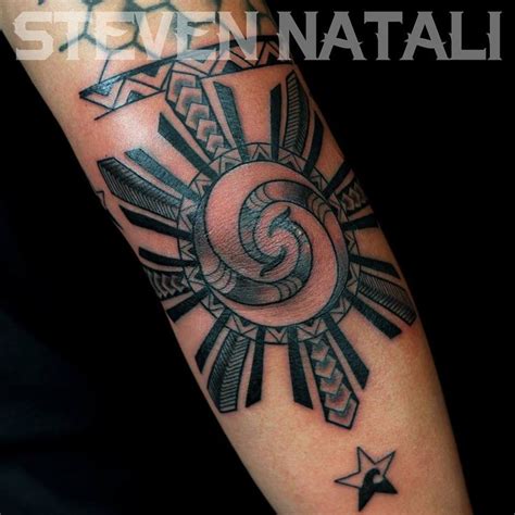 Custom Poly Tribal Philippines Sun By Steven Natali At Under The Needle