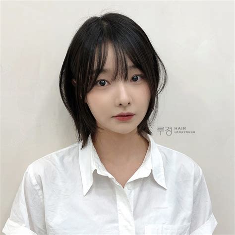 첫사랑 감성 여자 숏단발 레이어드 허쉬컷 네이버 블로그