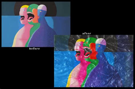 Glued Paper Posterized Pop Art Photo Effect Layer Styles Including Glued And Crumpled Envato