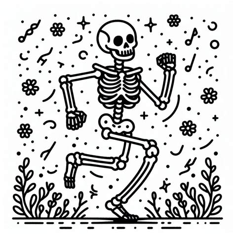 Desenhos De Esqueleto Para Colorir Pintar E Imprimir Colorir Info
