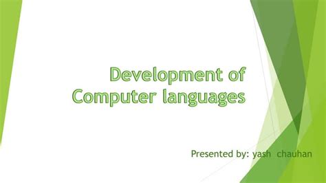 Generation Of Computer Languages Ppt