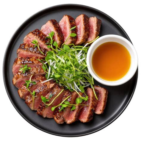 Seared Wagyu Beef Tataki Stock Illustrations 17 Seared Wagyu Beef