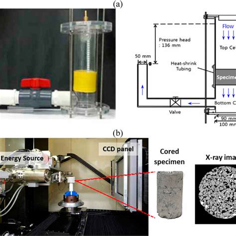Experimental Configuration A Permeability Test Equipment And B 3d Download Scientific